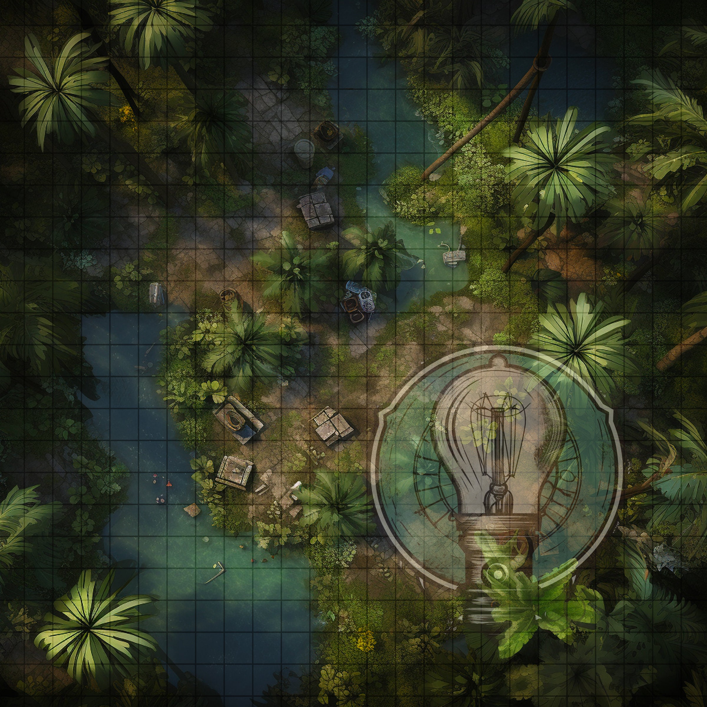 100+ D&D Jungle Battlemaps - Venture Into the Heart of the Lush ...