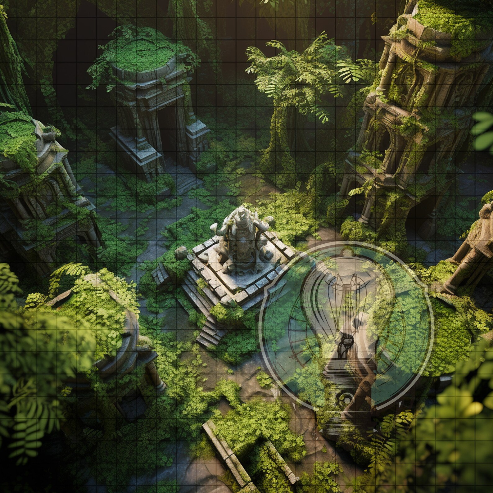 50+ D&D Ruins Battlemaps Pack - Explore the Echoes of Forgotten ...