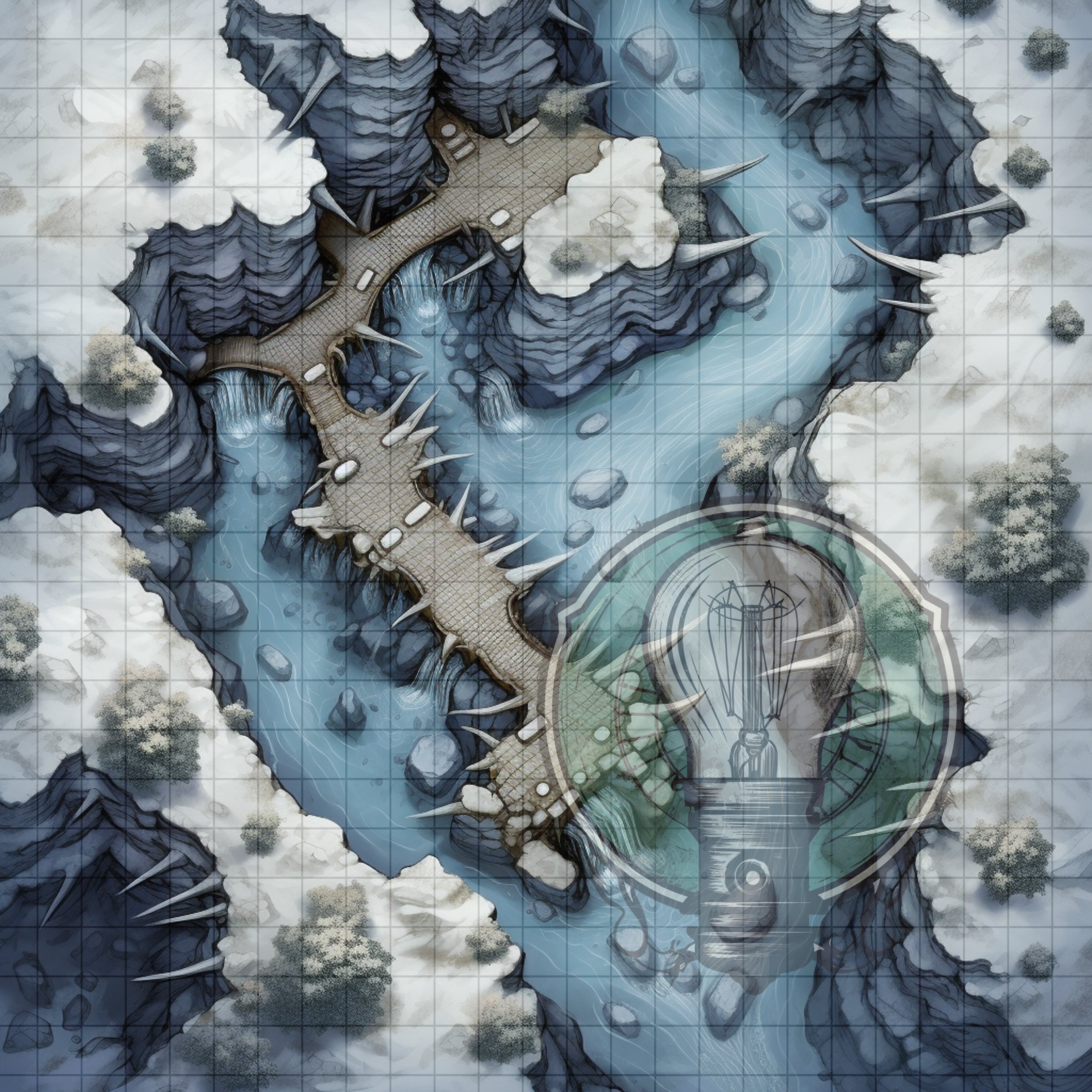 50+ D&D Tundra/arctic Battlemaps - Embark on Chilling Adventures Across ...
