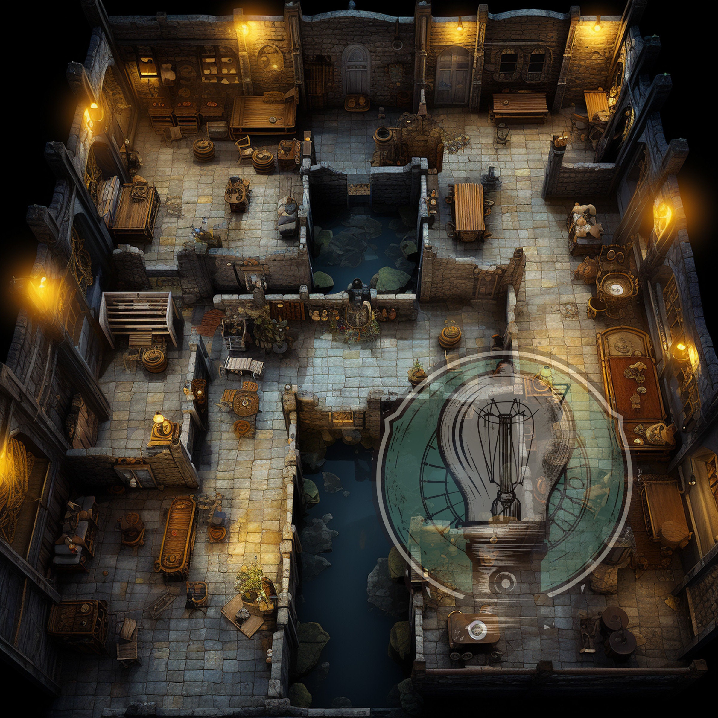 50 D&D Underdark Battle Maps Pack Delve Into the Depths of Faerûn ...