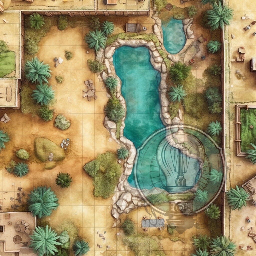 Immersive 100+ Pack of Dungeons and Dragons Battle Maps With Gridlines ...