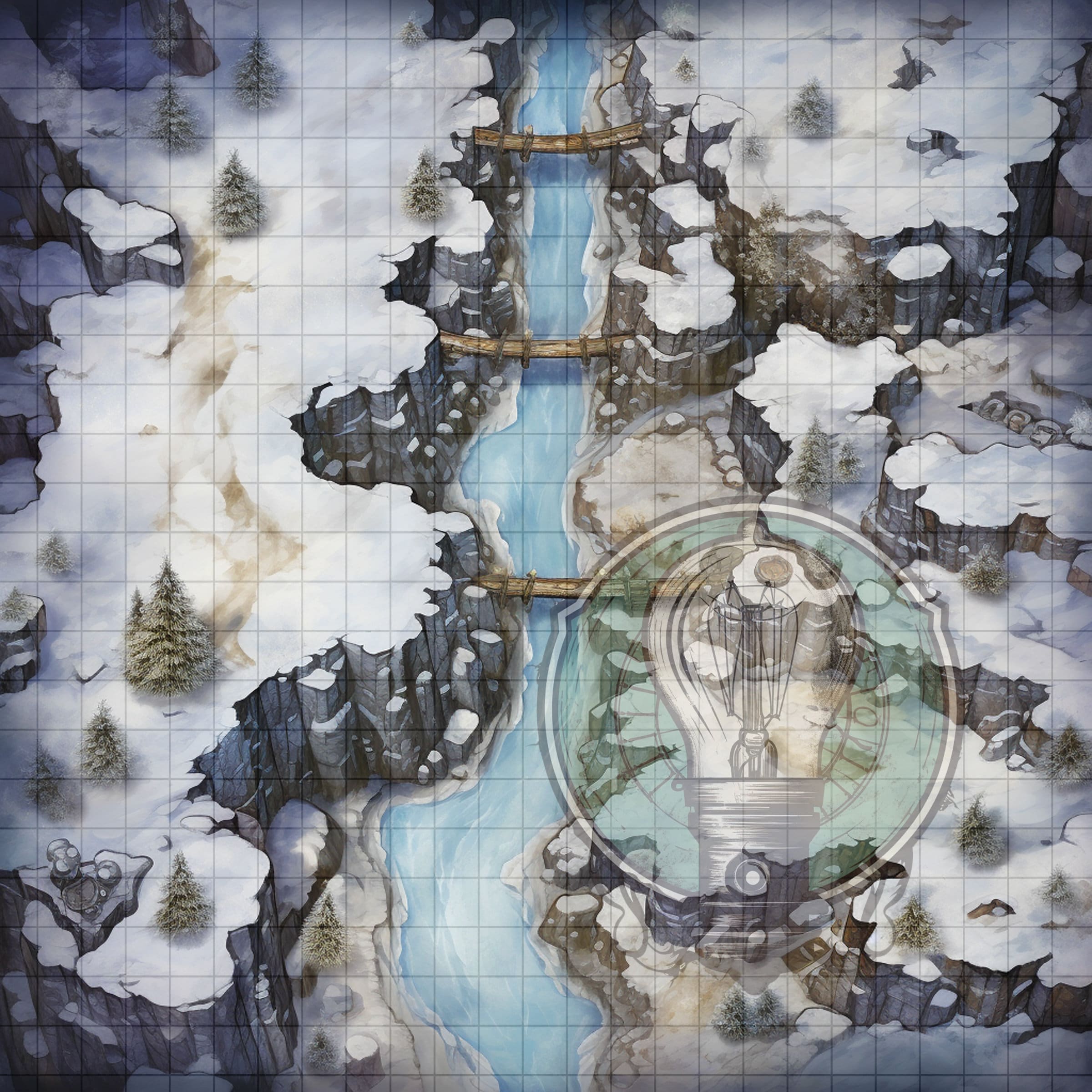 50+ D&D Tundra/arctic Battlemaps - Embark on Chilling Adventures Across ...