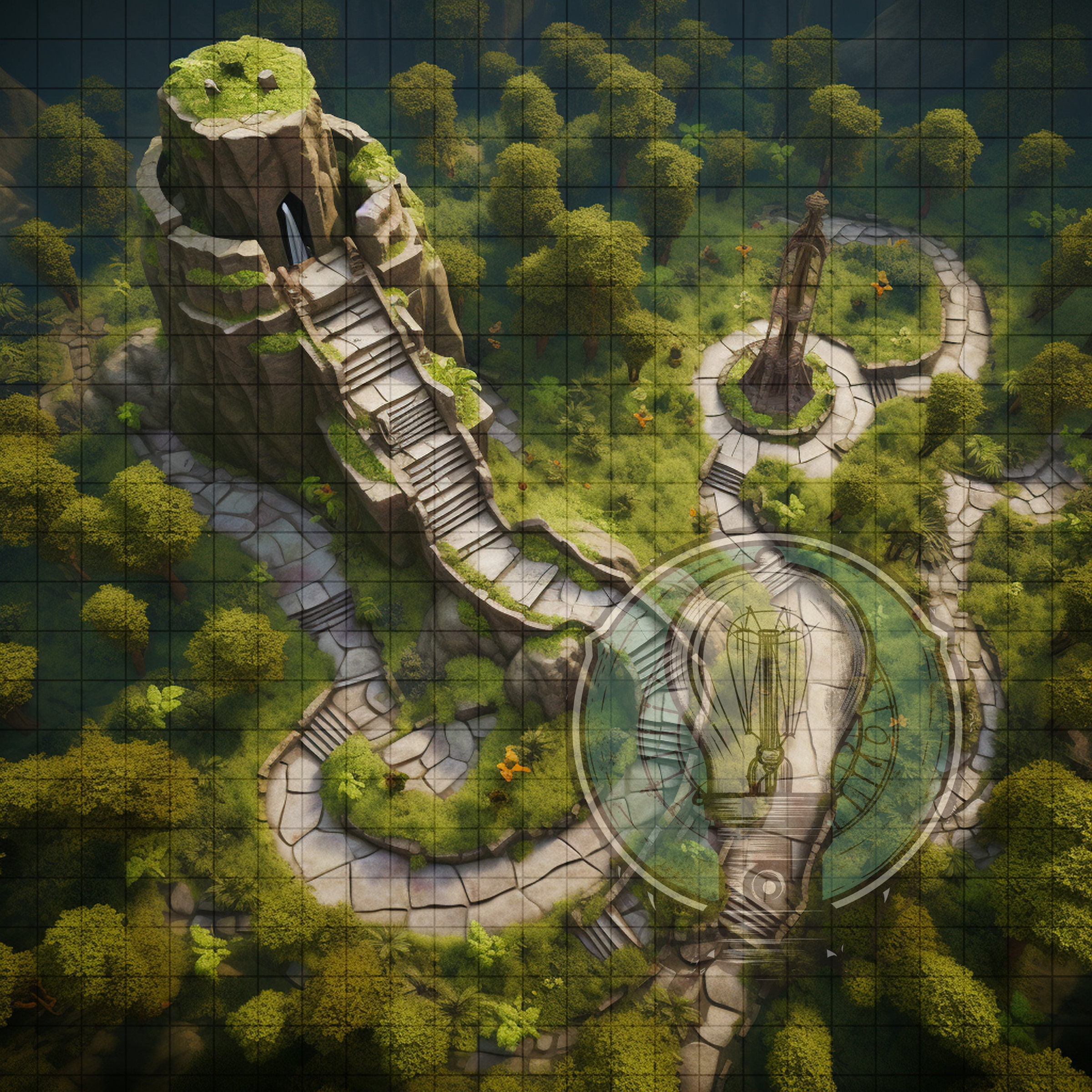 100+ D&D Jungle Battlemaps - Venture Into the Heart of the Lush ...