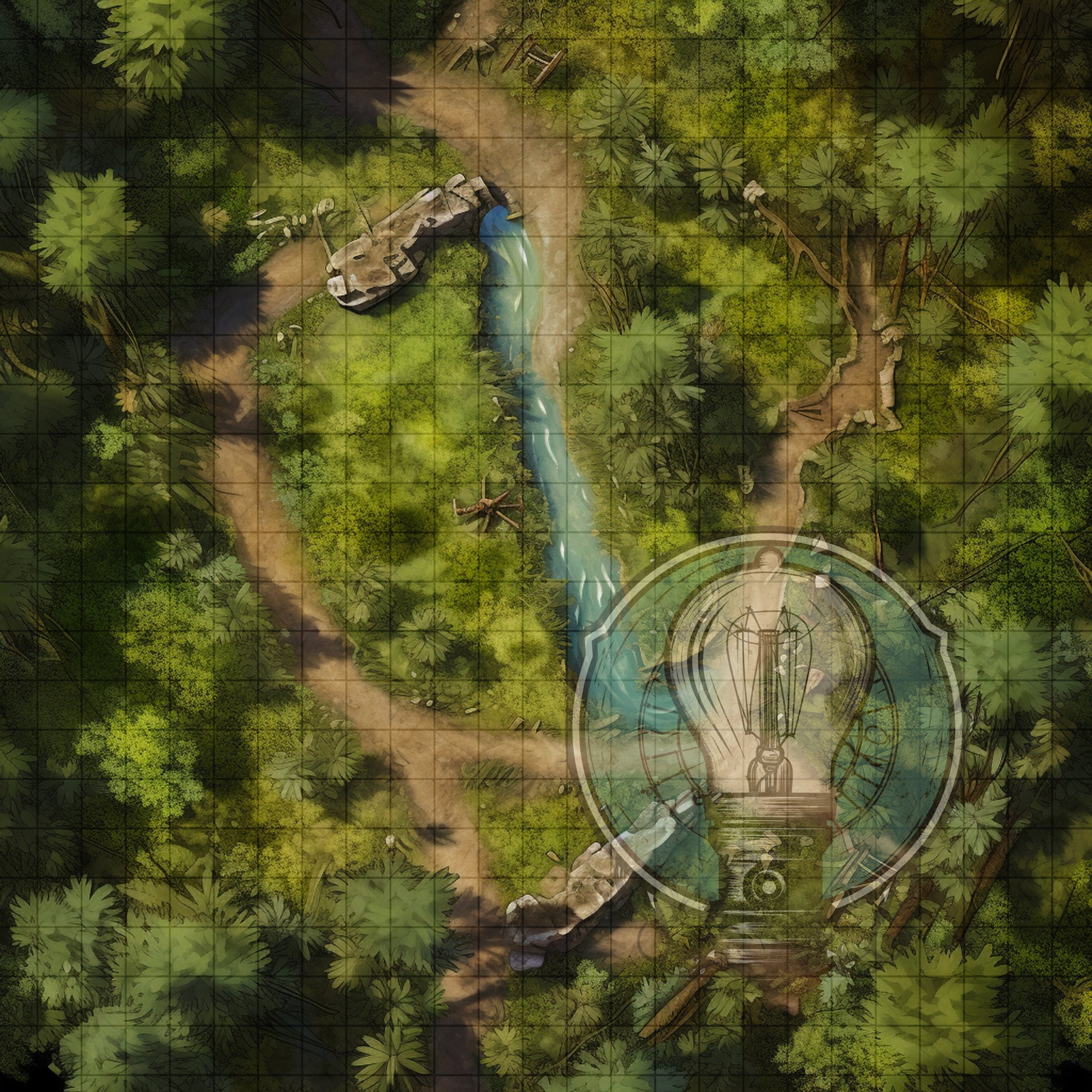 100+ D&D Jungle Battlemaps - Venture Into the Heart of the Lush ...