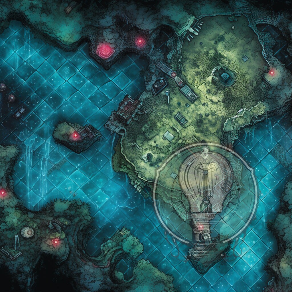 100+ Pack of High Detail Dungeons and Dragons Battle Maps - Vibrant ...