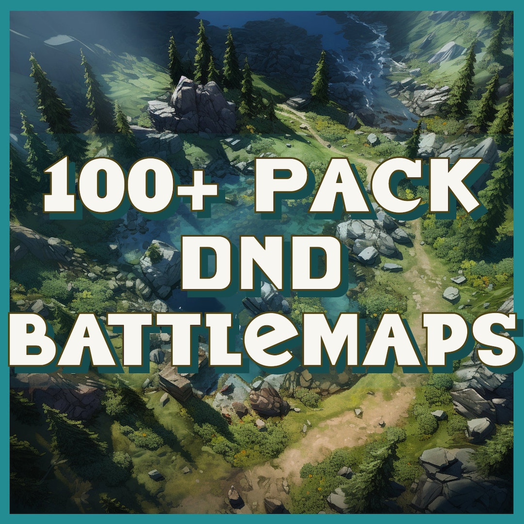 50+ D&D Mountain Battle Maps Pack - Scale the Heights of Adventure ...