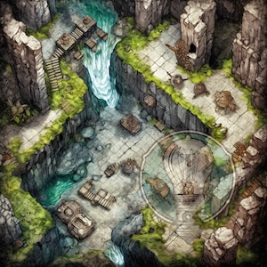 100+ Pack of High Detail Dungeons and Dragons Battle Maps - Vibrant ...