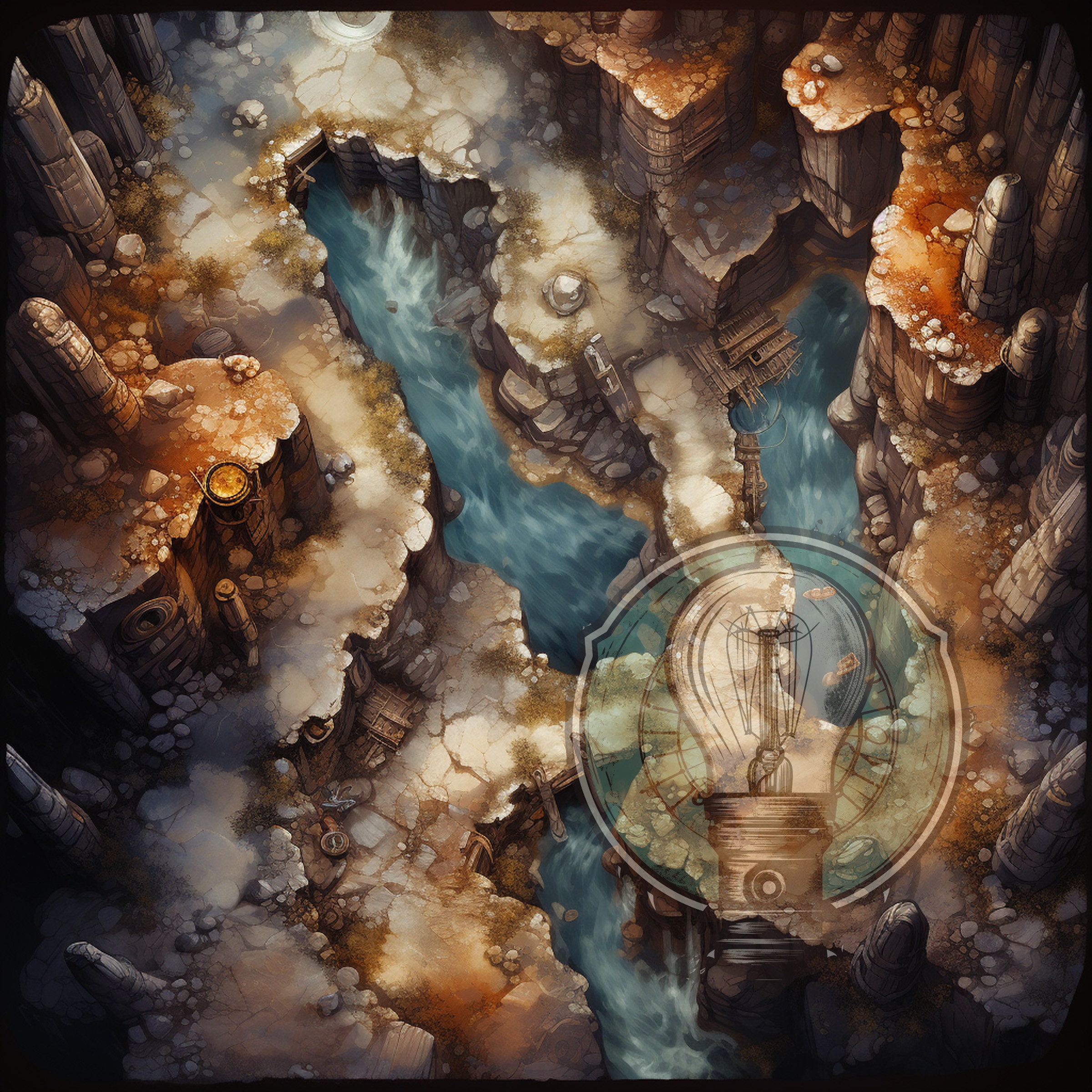 50+ D&D Underdark Battle Maps Pack - Delve into the Depths of Faerûn ...