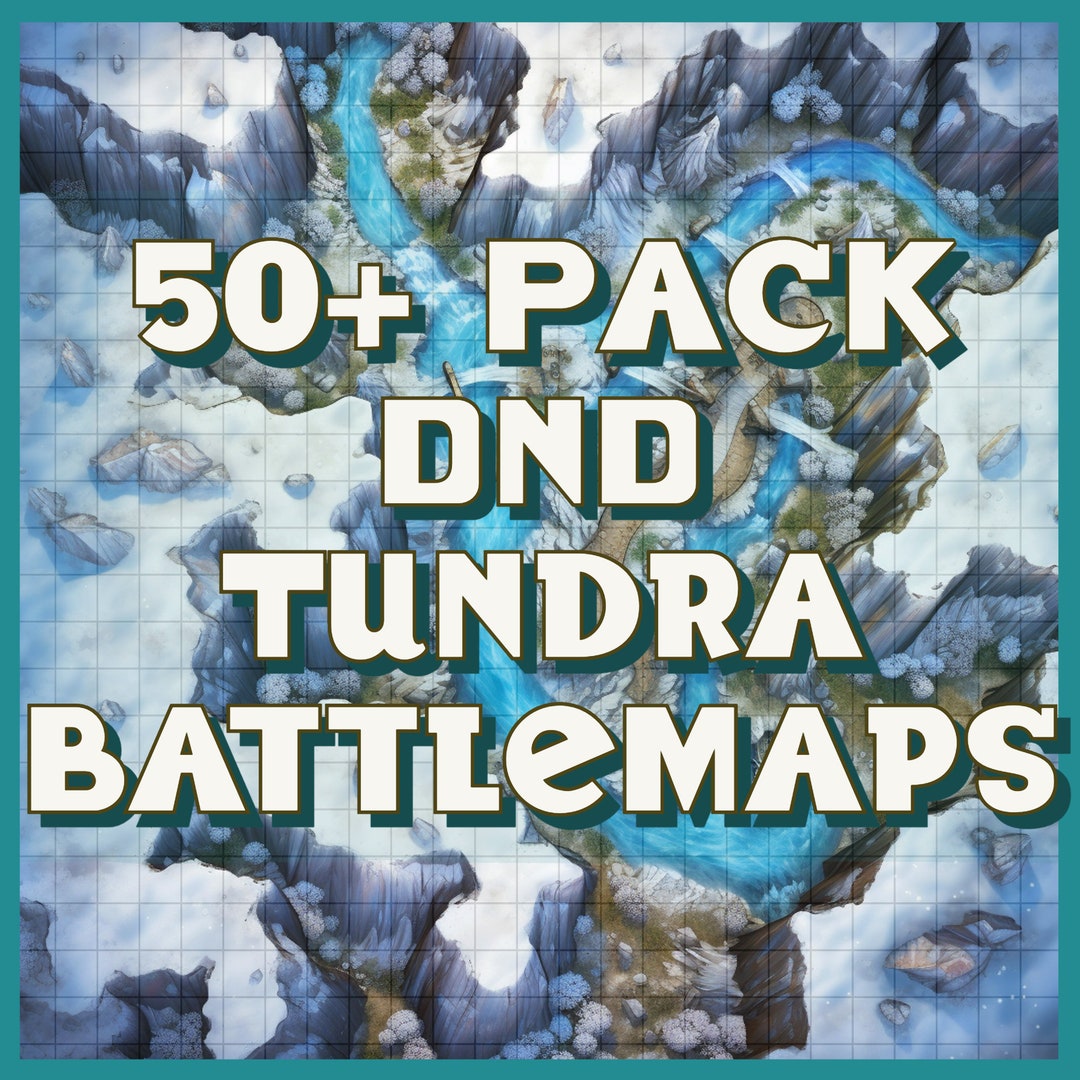 50+ D&D Tundra/arctic Battlemaps - Embark on Chilling Adventures Across ...