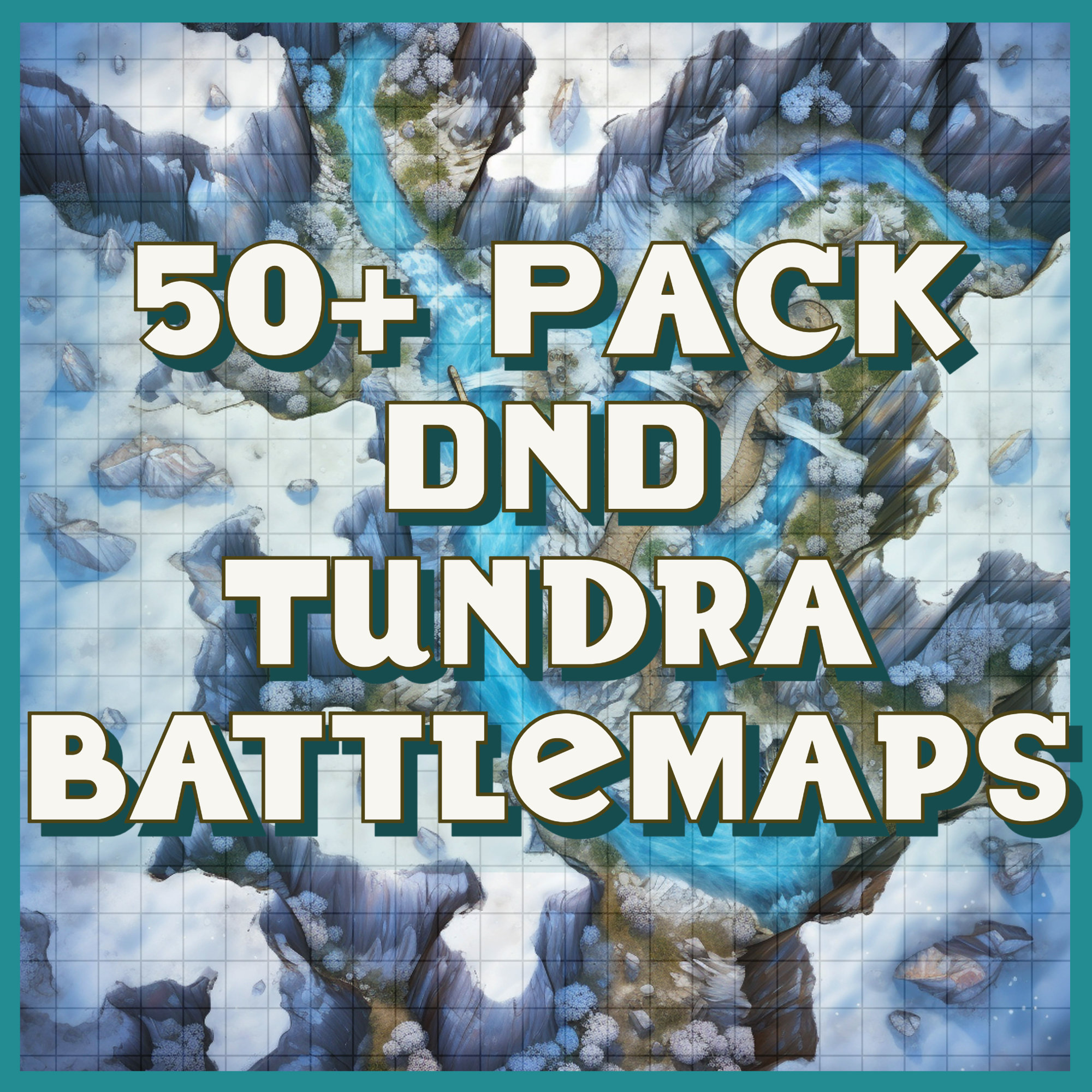 50+ D&D Tundra/arctic Battlemaps - Embark on Chilling Adventures Across ...