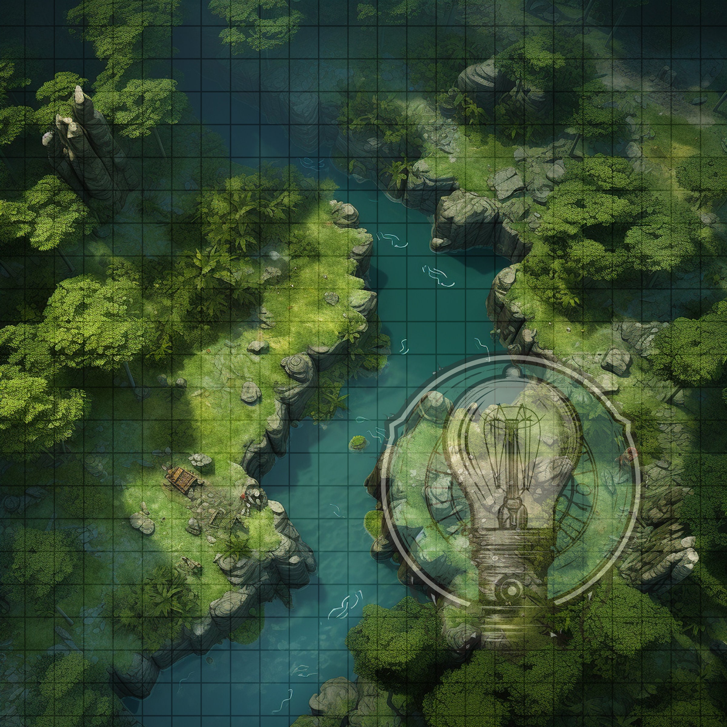 100+ D&D Jungle Battlemaps - Venture Into the Heart of the Lush ...