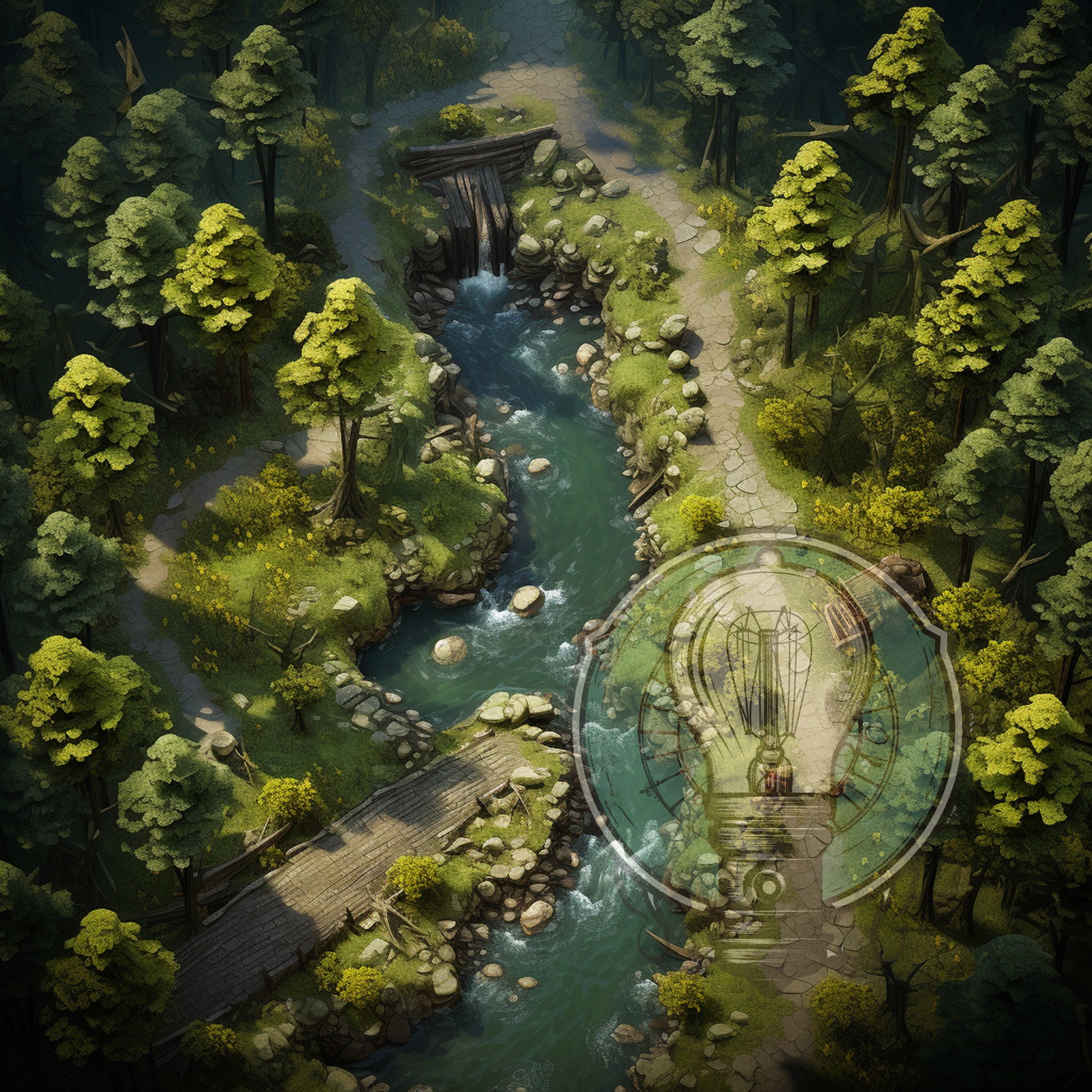 50+ D&D Forest Battle Maps Pack - Dive into Adventure! | Dungeons and ...