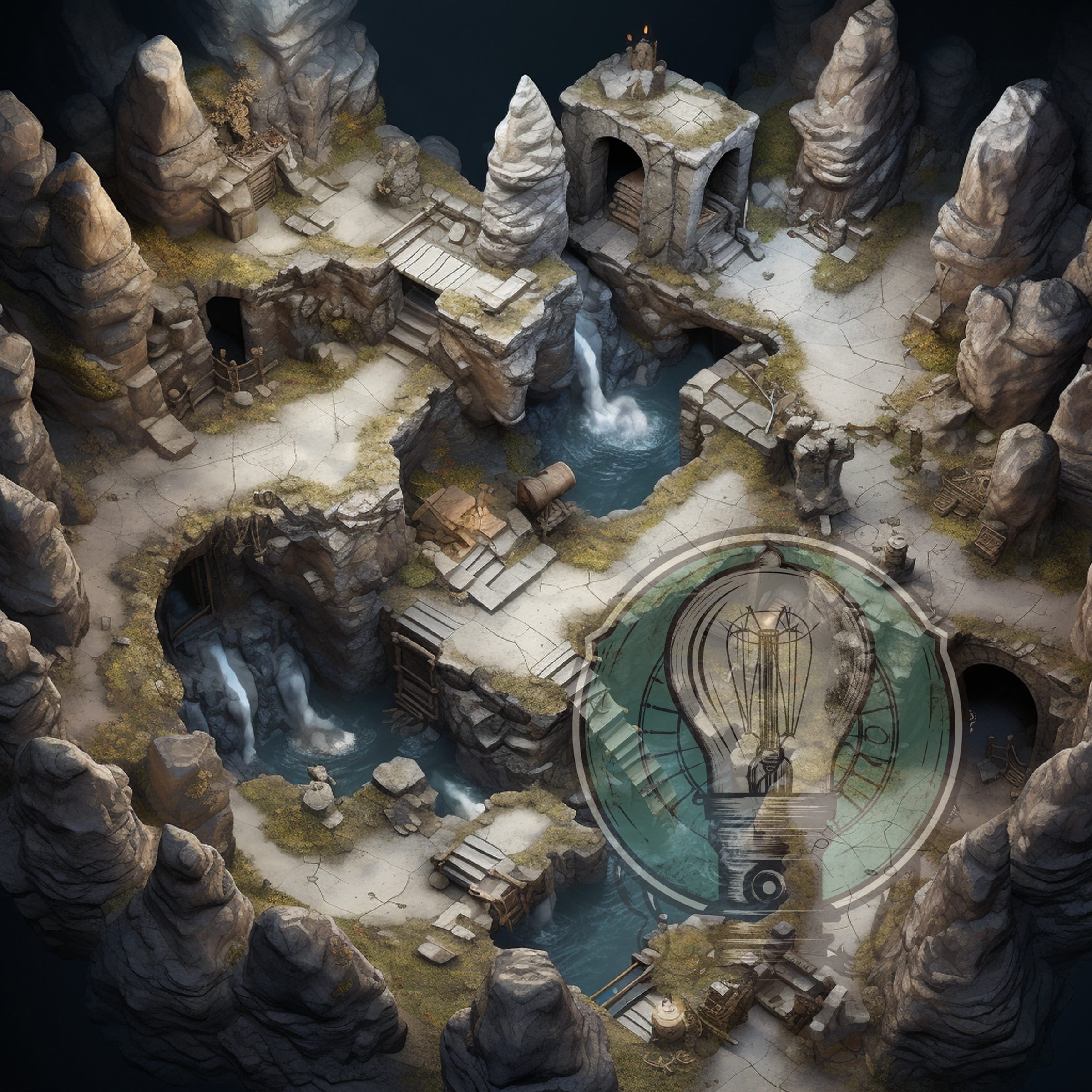 50+ D&D Mountain Battle Maps Pack - Scale the Heights of Adventure! | Dungeons and Dragons | Dnd ...