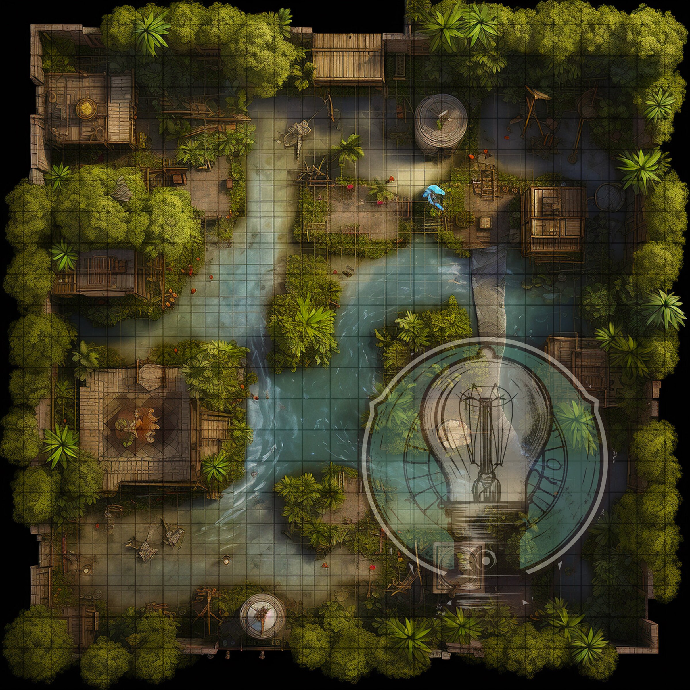 100+ D&D Jungle Battlemaps - Venture Into the Heart of the Lush ...