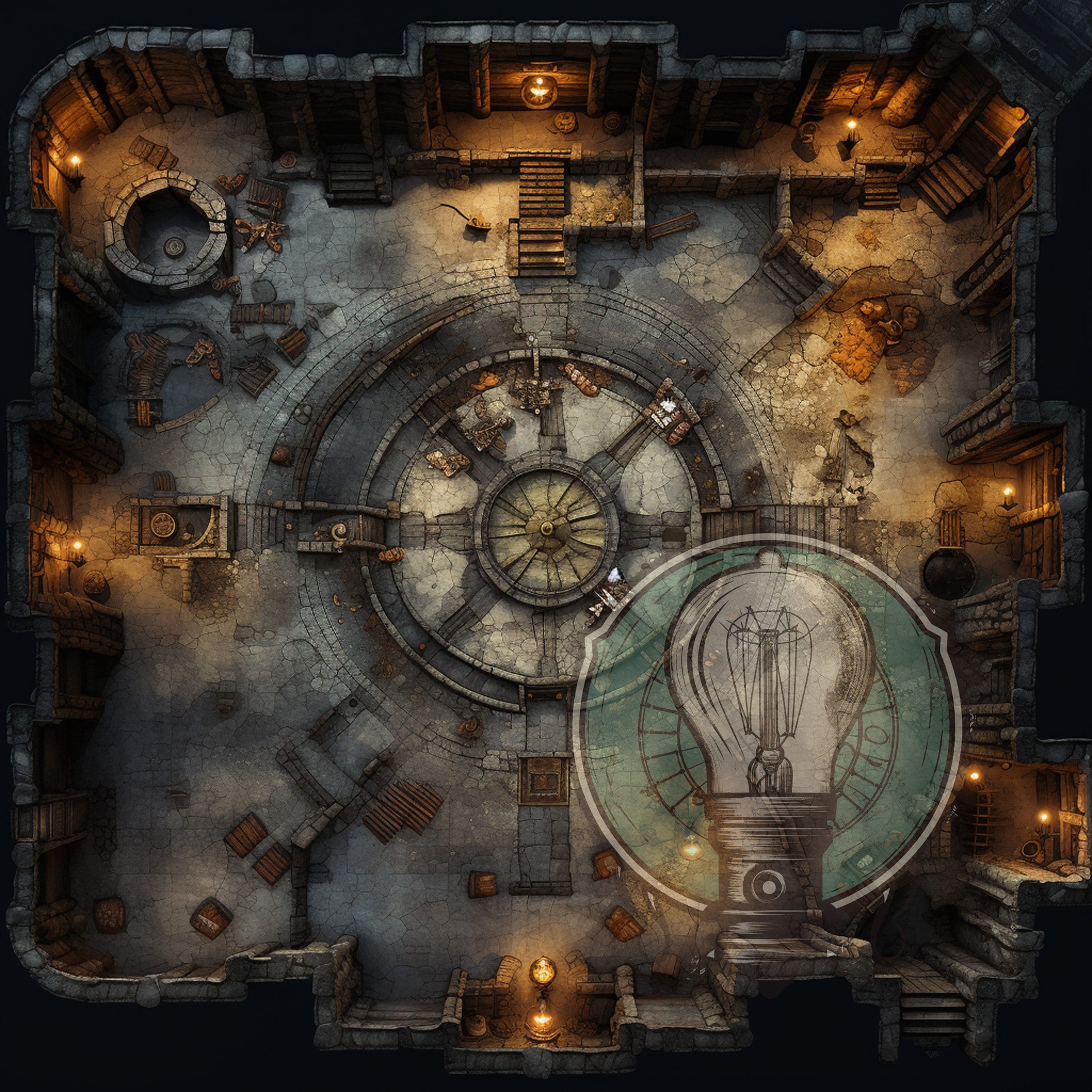 50+ D&D Underdark Battle Maps Pack - Delve into the Depths of Faerûn ...