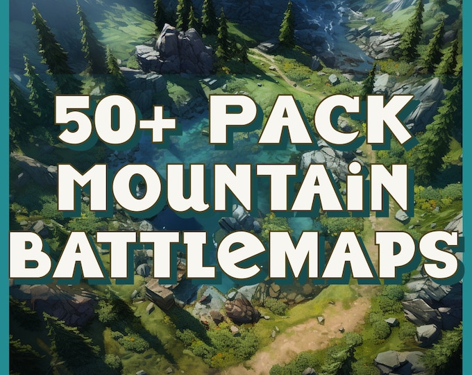 50+ D&D Mountain-themed Battlemaps Pack - Elevate Your Adventures ...
