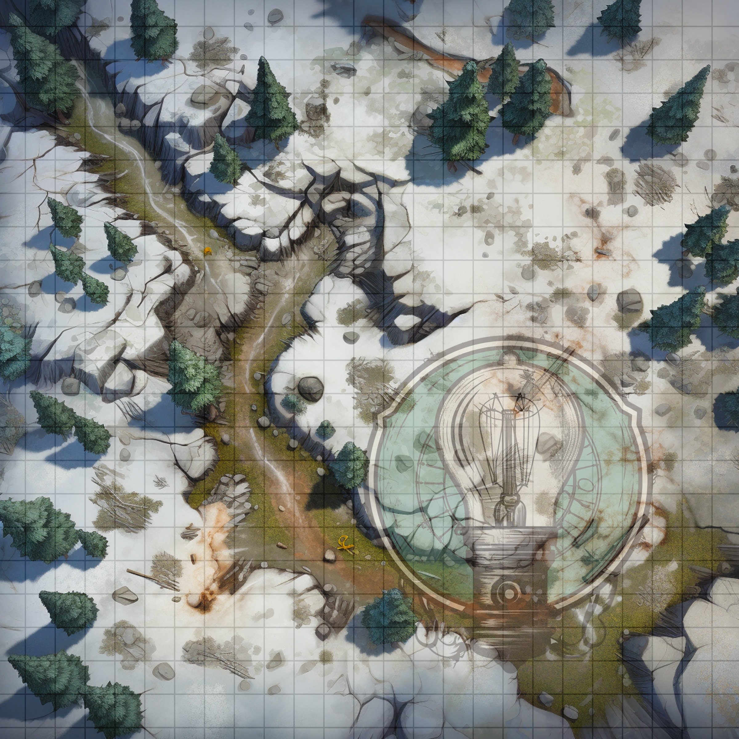 50+ D&D Tundra/arctic Battlemaps - Embark on Chilling Adventures Across ...