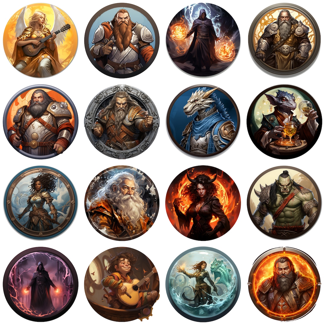 260+ D&D Player Tokens Mega Pack - Transform Your Digital Tabletop ...