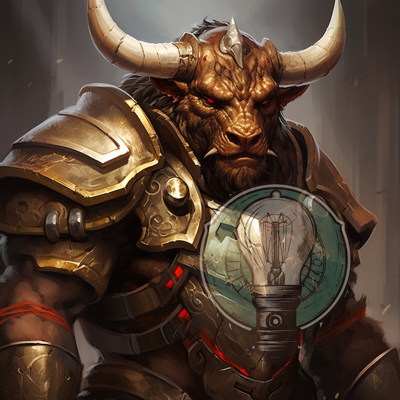 50+ D&D Character Portraits | Minotaurs | Larry Elmore Style | Dnd ...