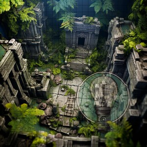 50+ D&D Ruins Battlemaps Pack - Explore the Echoes of Forgotten ...