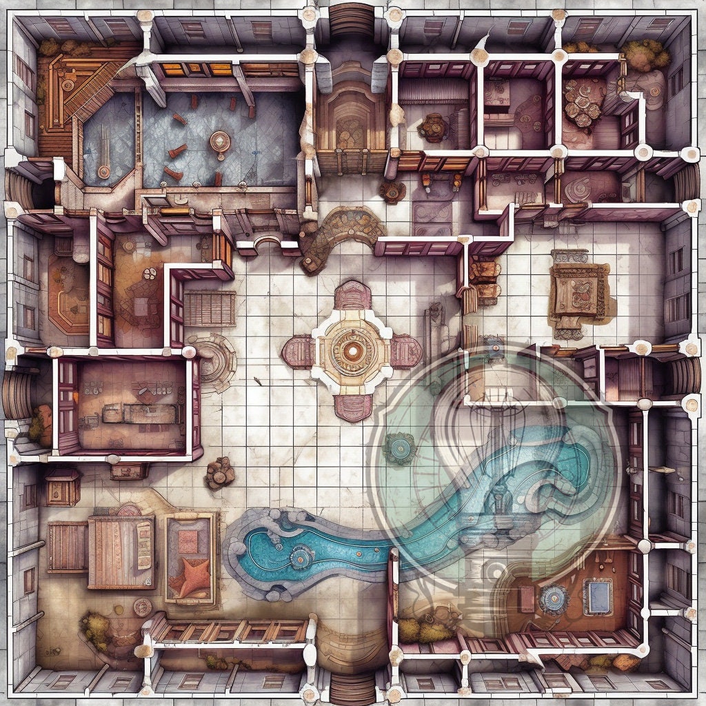 Immersive 100 Pack of Dungeons and Dragons Battle Maps With - Etsy Canada