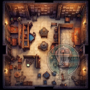 Immersive 100 Pack of Dungeons and Dragons Battle Maps With Gridlines ...