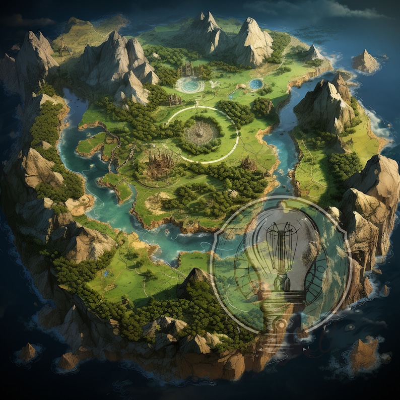 50+ Pack D&D World Maps Pack - Chart Your Epic Journey! | Dungeons and ...