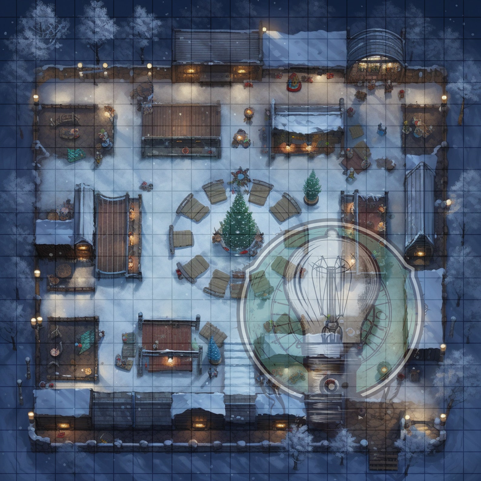 50+ D&D Tundra/arctic Battlemaps - Embark on Chilling Adventures Across ...