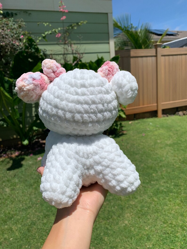 Crochet Cute Baby Pink Cow, Amigurumi. Customize Colors - Etsy