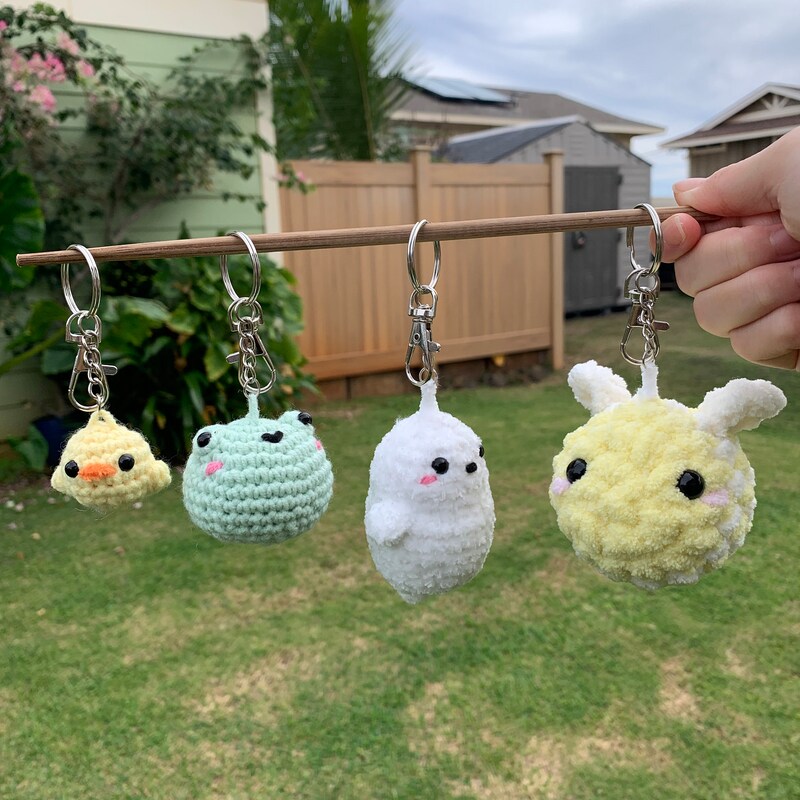 Crochet Animals Keychain - Etsy