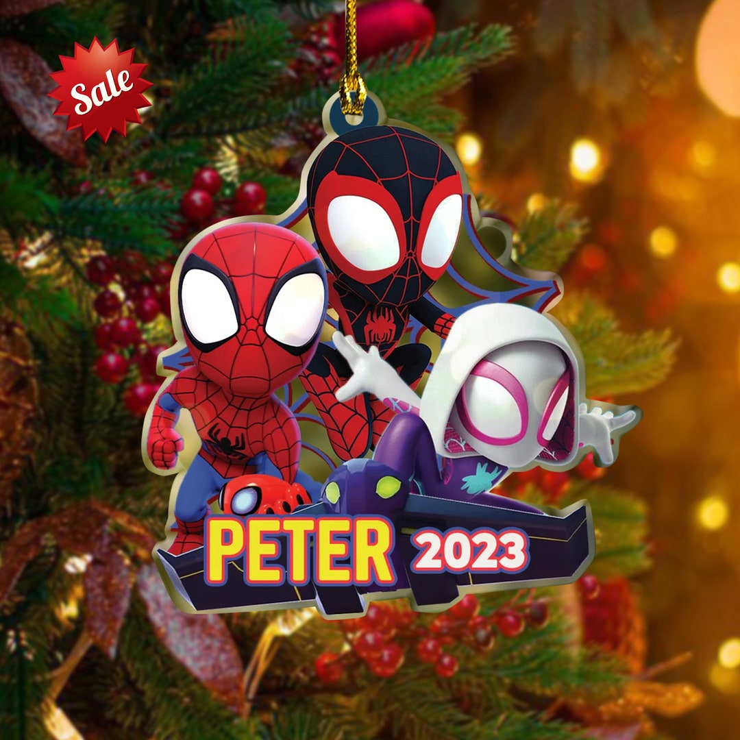 Custom Spidey and His Amazing Friends Shake Ornament Spidey - Etsy
