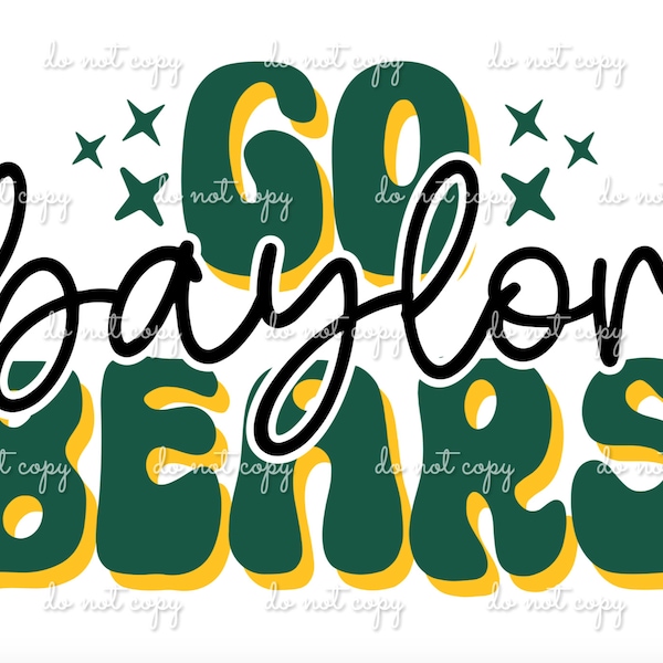 Baylor University Sic Em Svg - Etsy UK