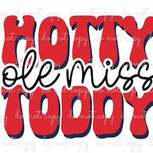 Ole Miss Hotty Toddy Retro Svg Png Univeristy of Mississippi - Etsy