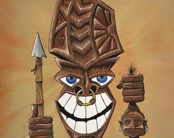 Surrealism Lowbrow Style Wall Art Prints From Original Acrylic Painting ...