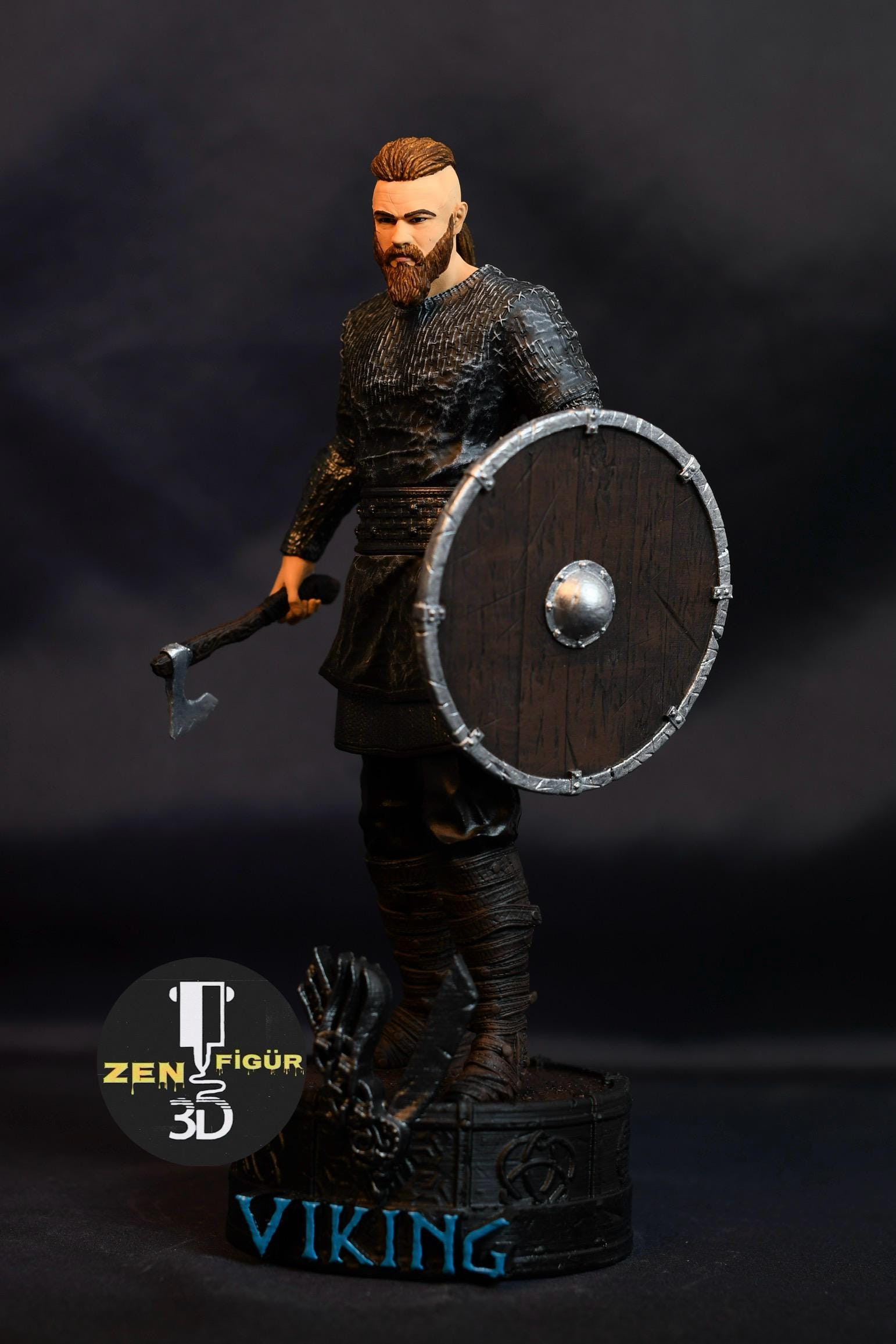 Ragnar Lothbrok Resin Statue – Hand-painted Viking Collectible - Etsy