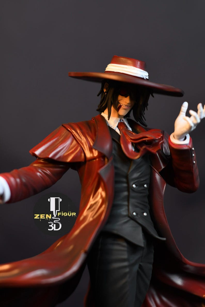 Handmade Hellsing Alucard Resin Statue | Collectible Figure - Etsy