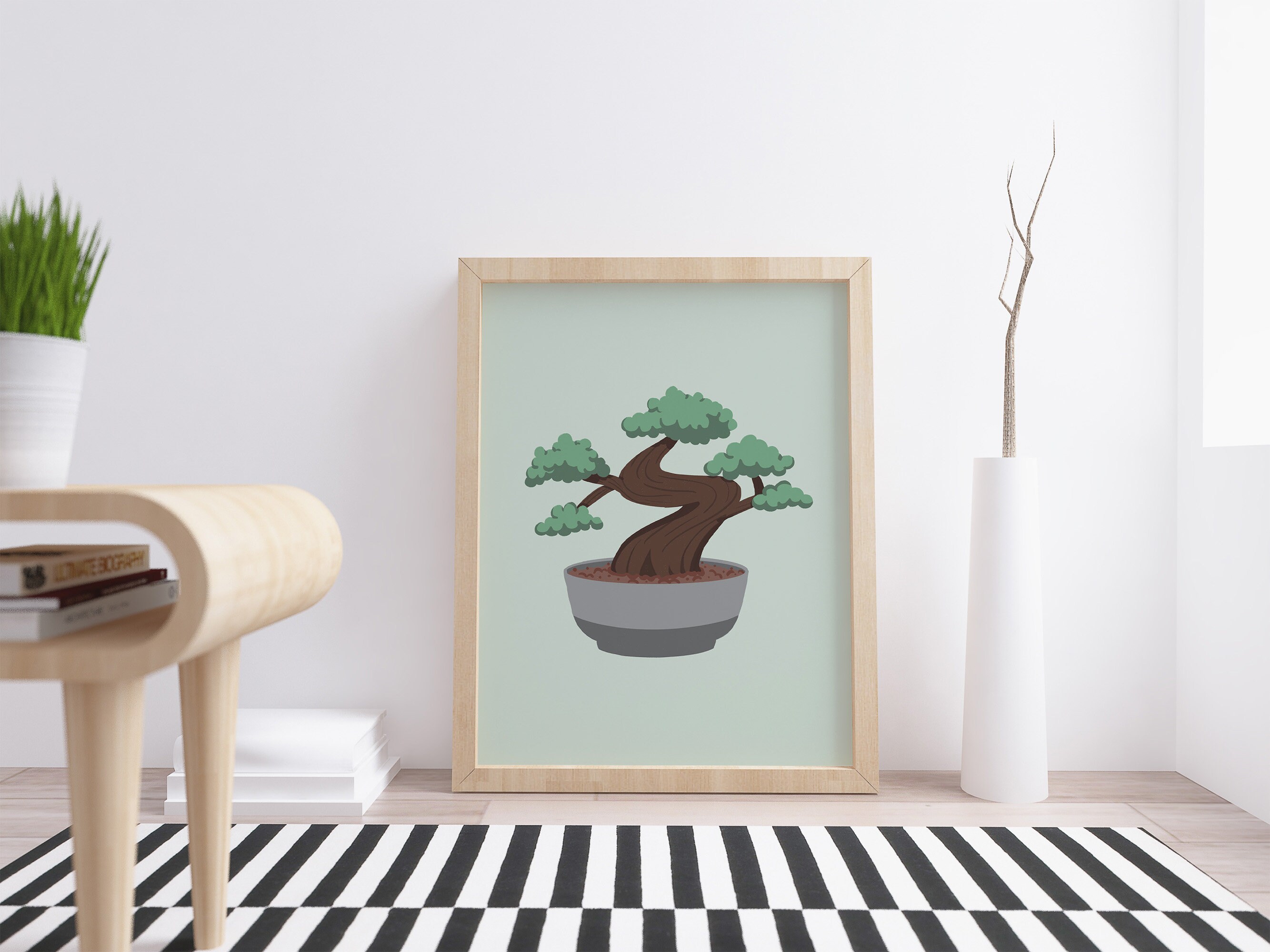Bonsai Tree Art Print Japanese Bonsai Art Japanese Tree Art Bonsai ...