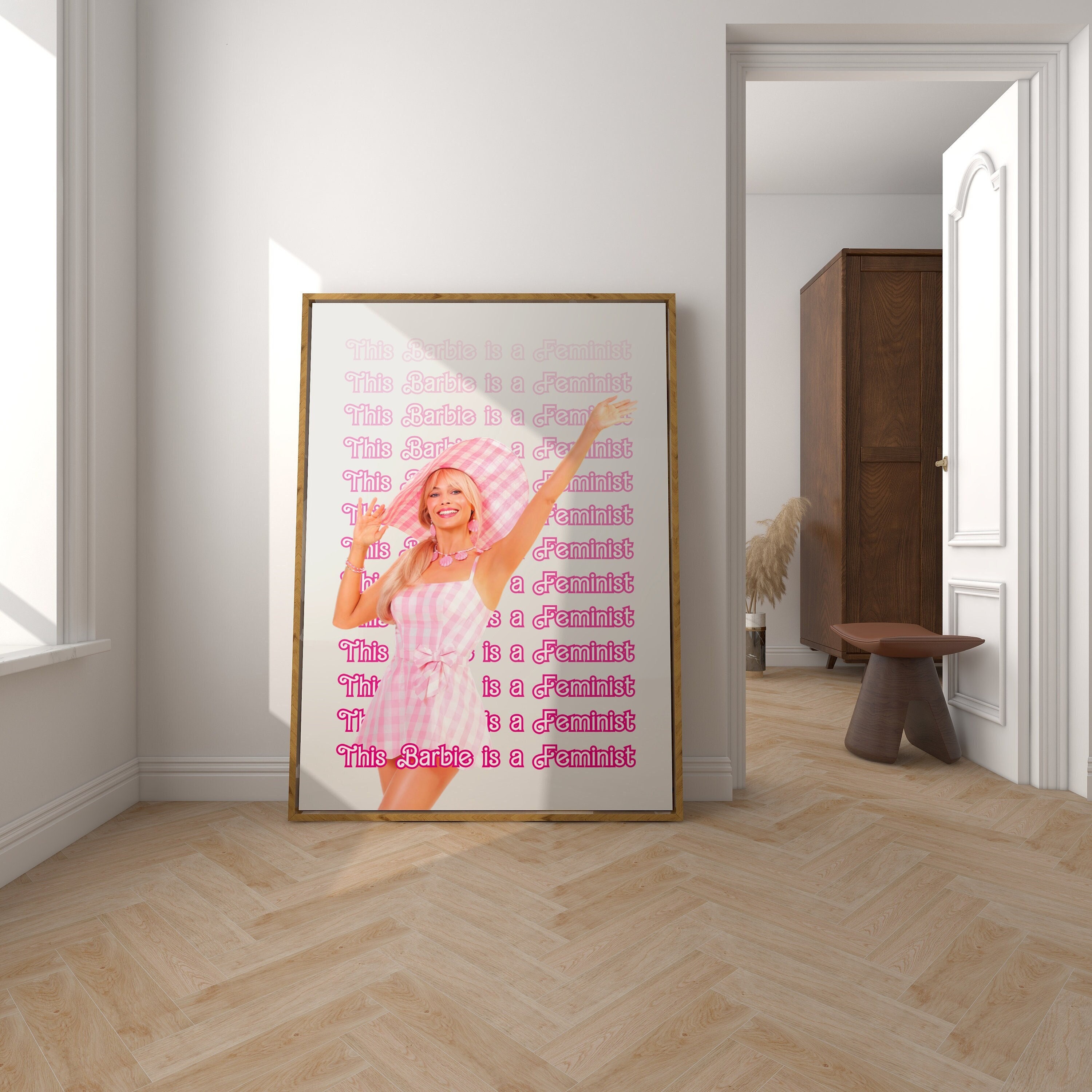 Barbie Feminist Movie Patriarchy, Art Gallery Wall Print Home Art for ...