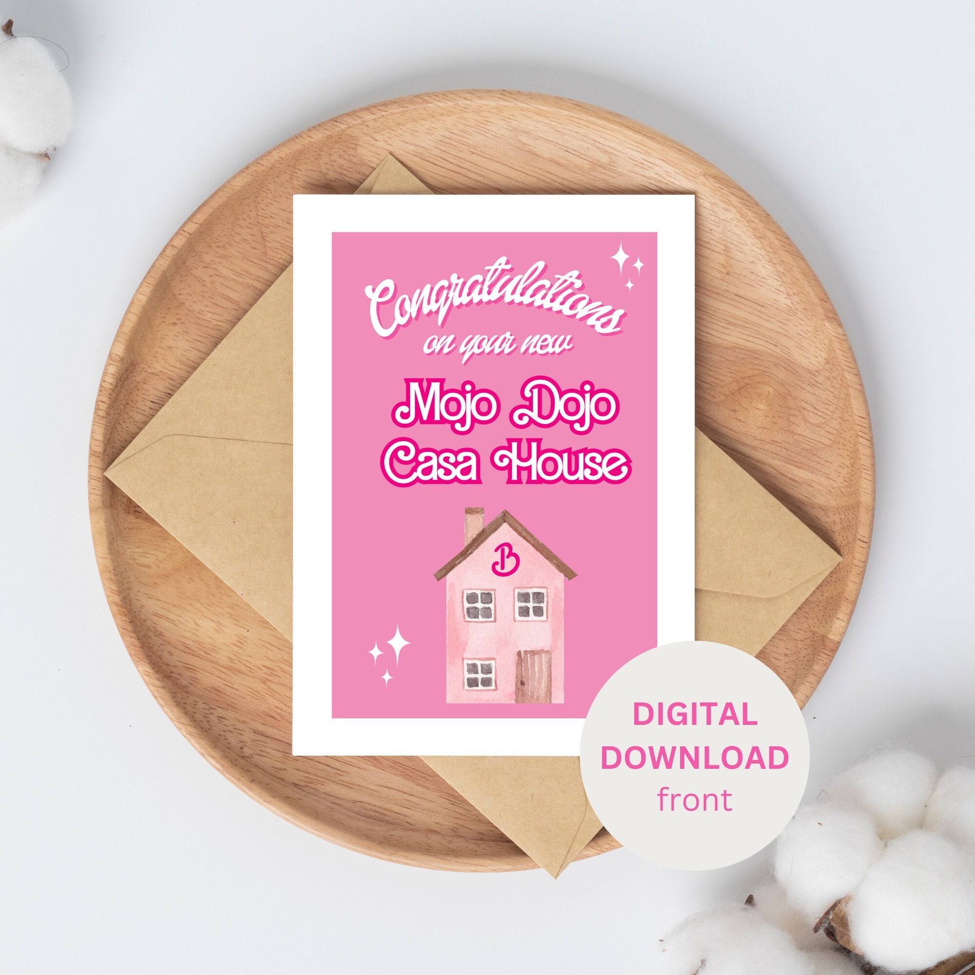 Congratulations New House Barbie Card, Digital Download, Greetings ...