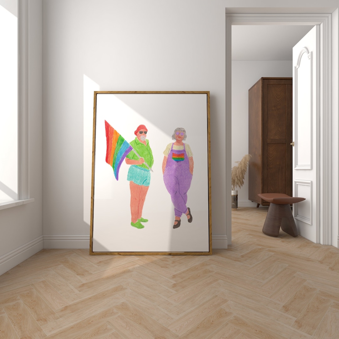 LGBTQ Pride Generation Art Gallery Wall Print Home Art, Funky Modern ...