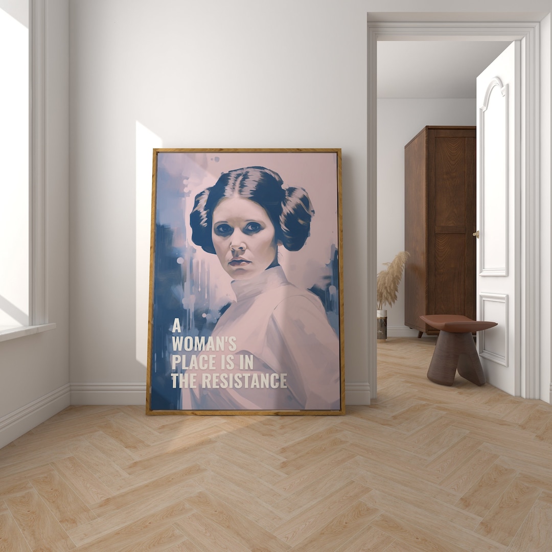 Princess Leia Resistance Art Gallery Wall Print Home Art for - Etsy