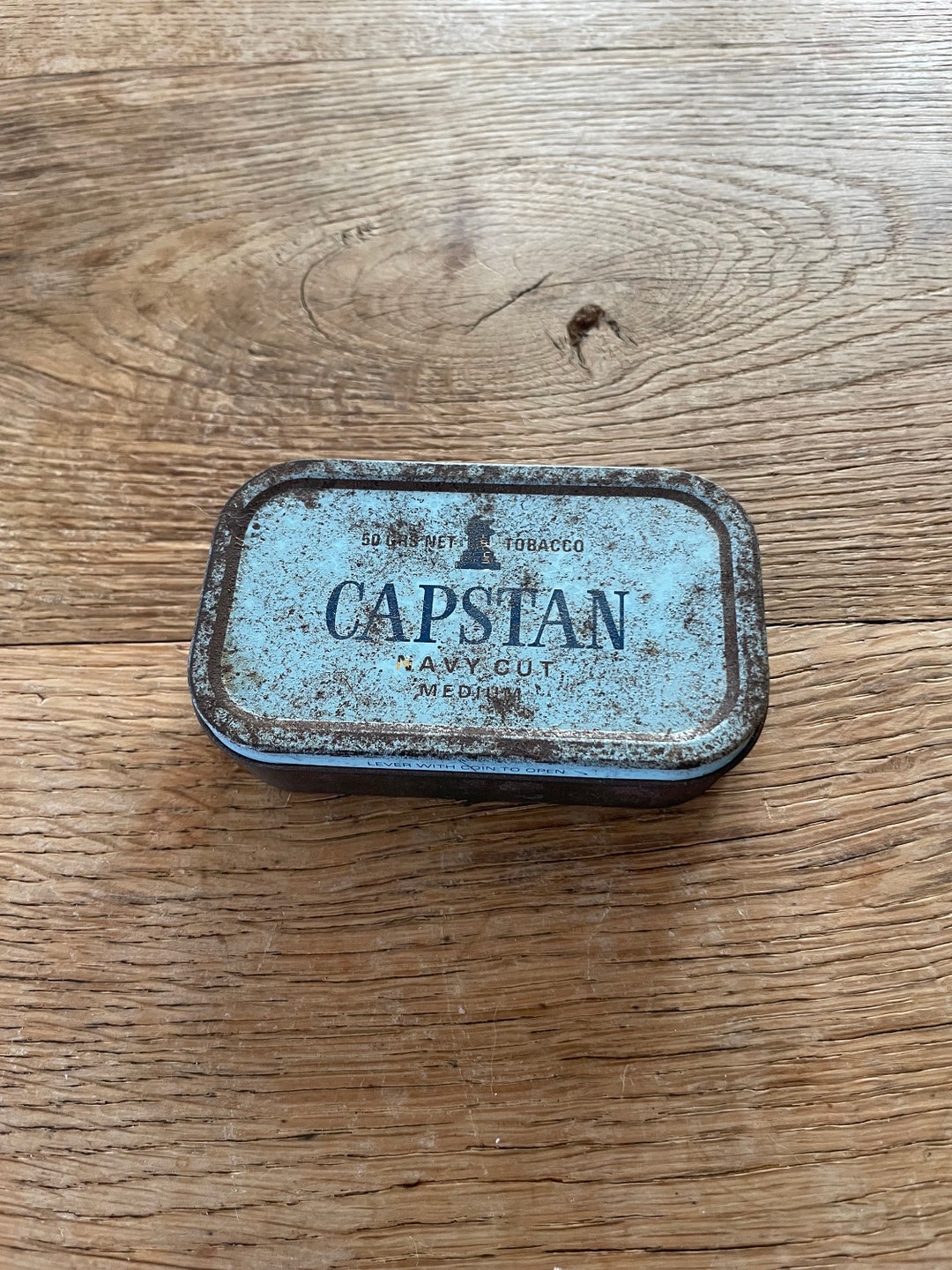 Capstan Navy Cut English Cigarette Tin stamped Copenhagen Denmark Antique - Etsy