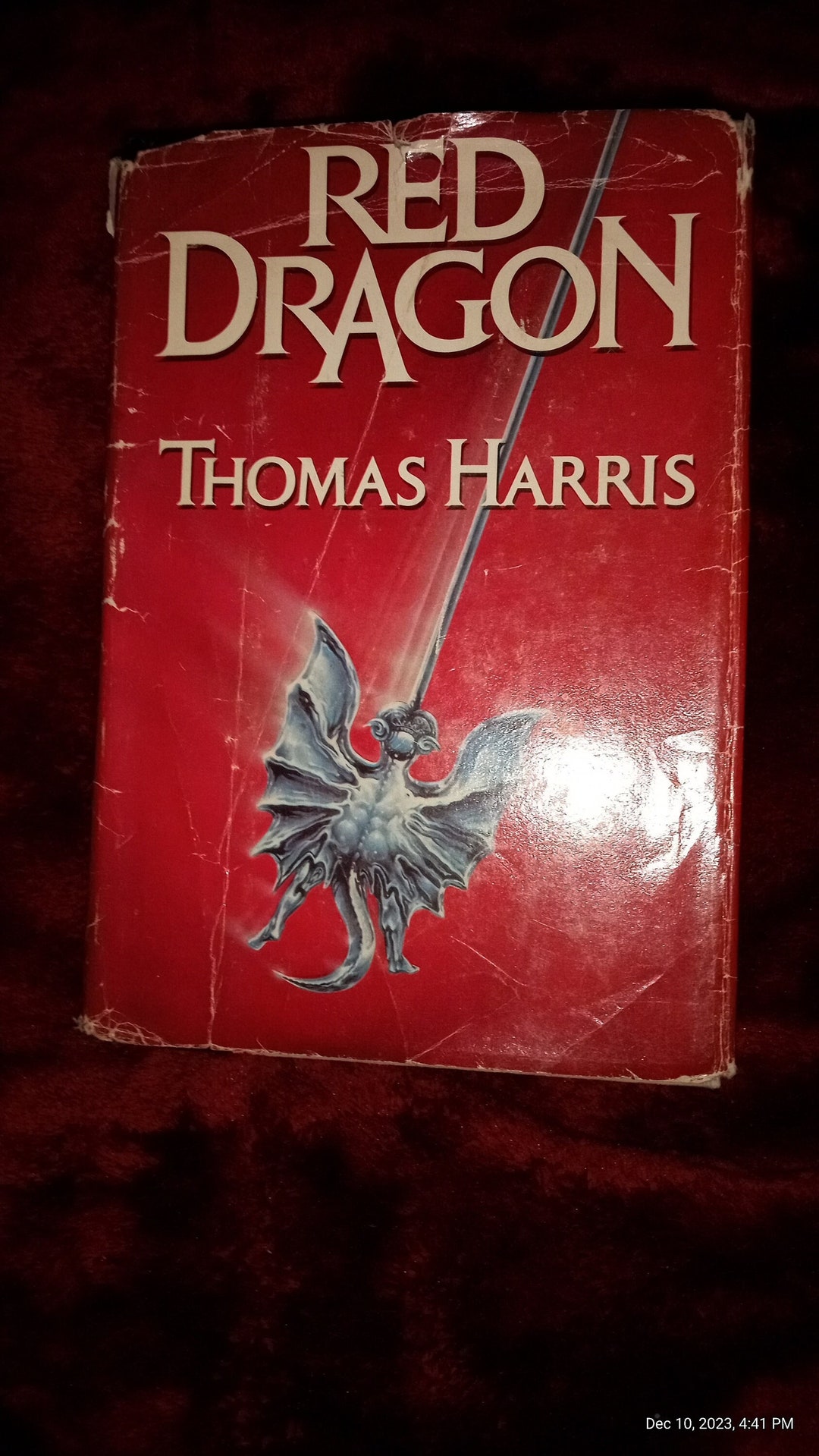 Red Dragon Book by Thomas Harris - Etsy
