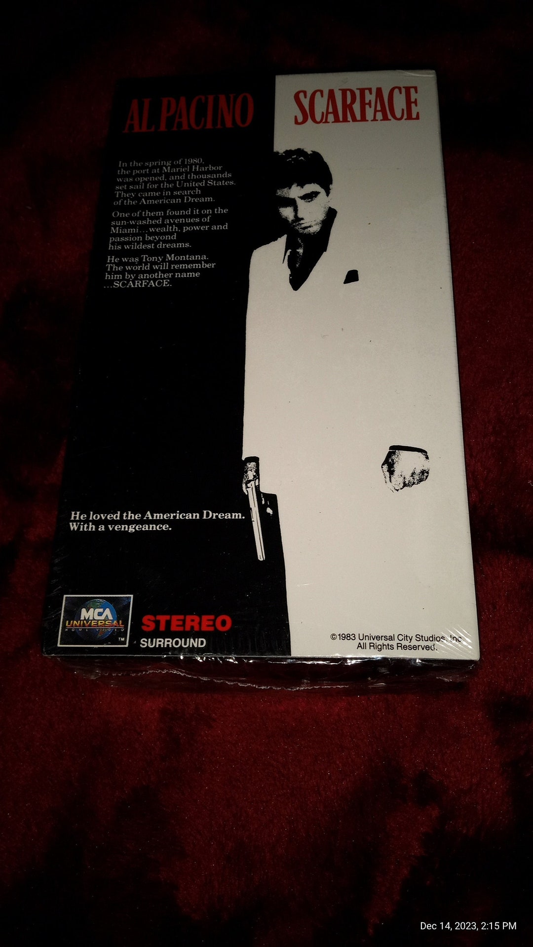 Scarface VHS Sealed VHS Rare - Etsy