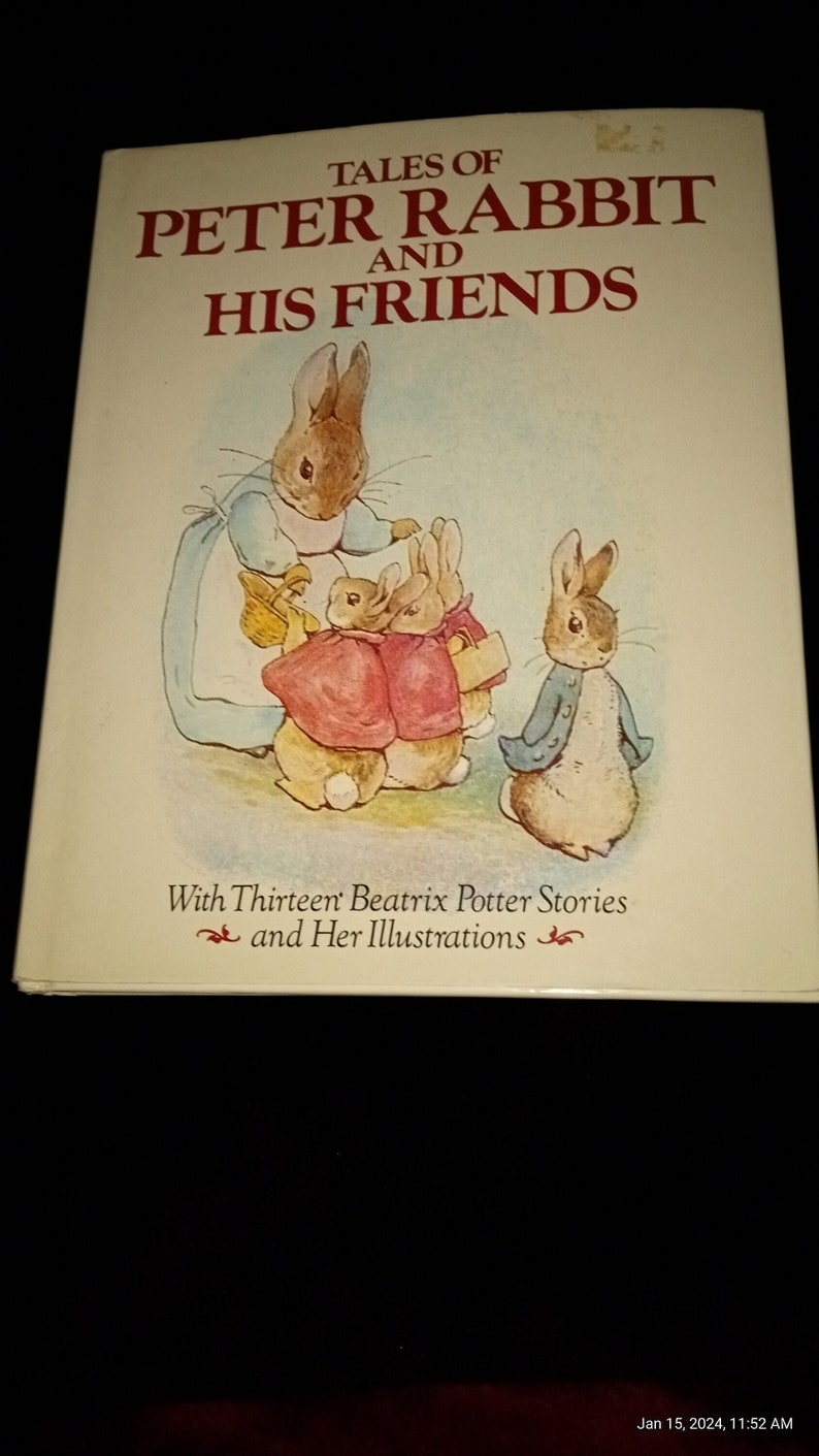Tales of Peter Rabbit and His Friends Book by Beatrix Potter Vintage ...