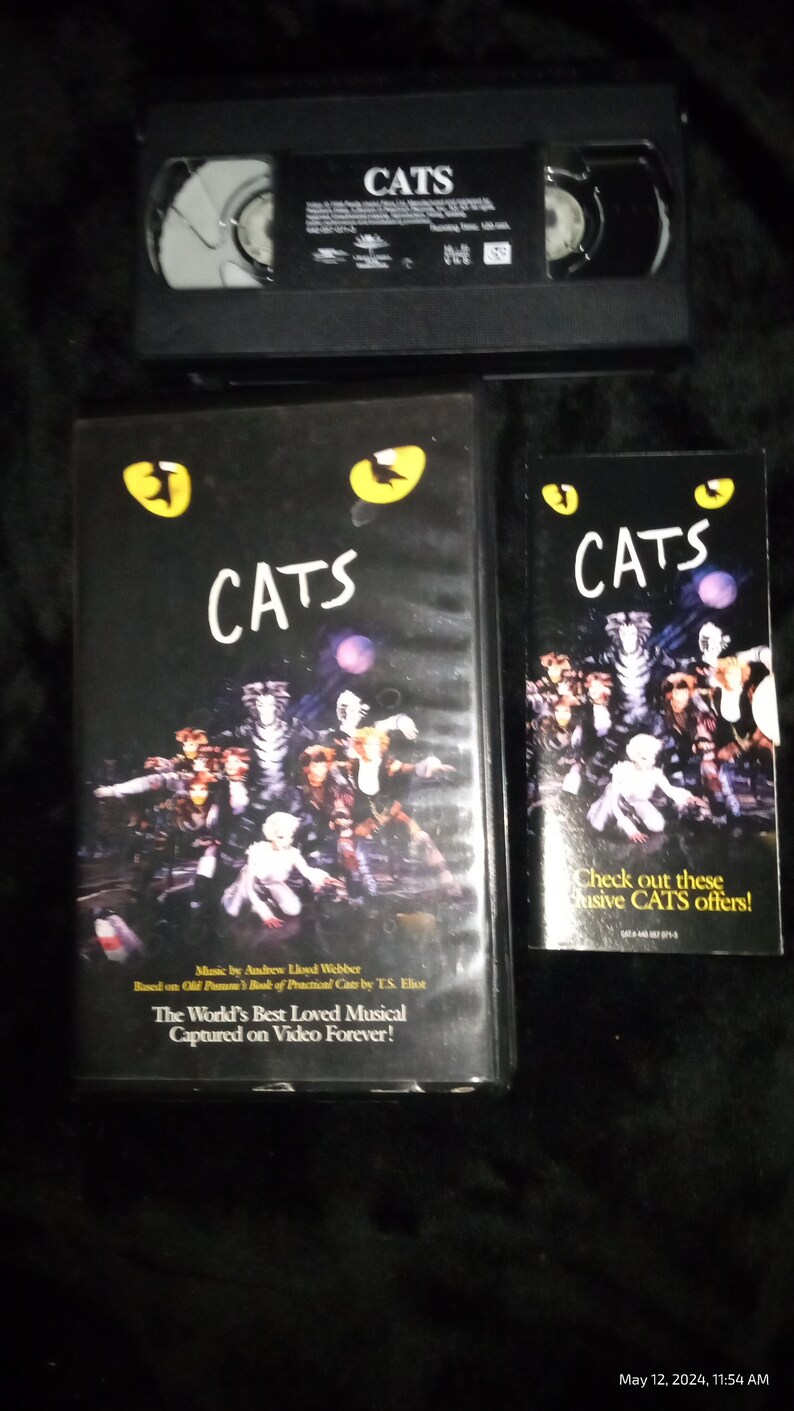 Cats the Musical VHS - Etsy