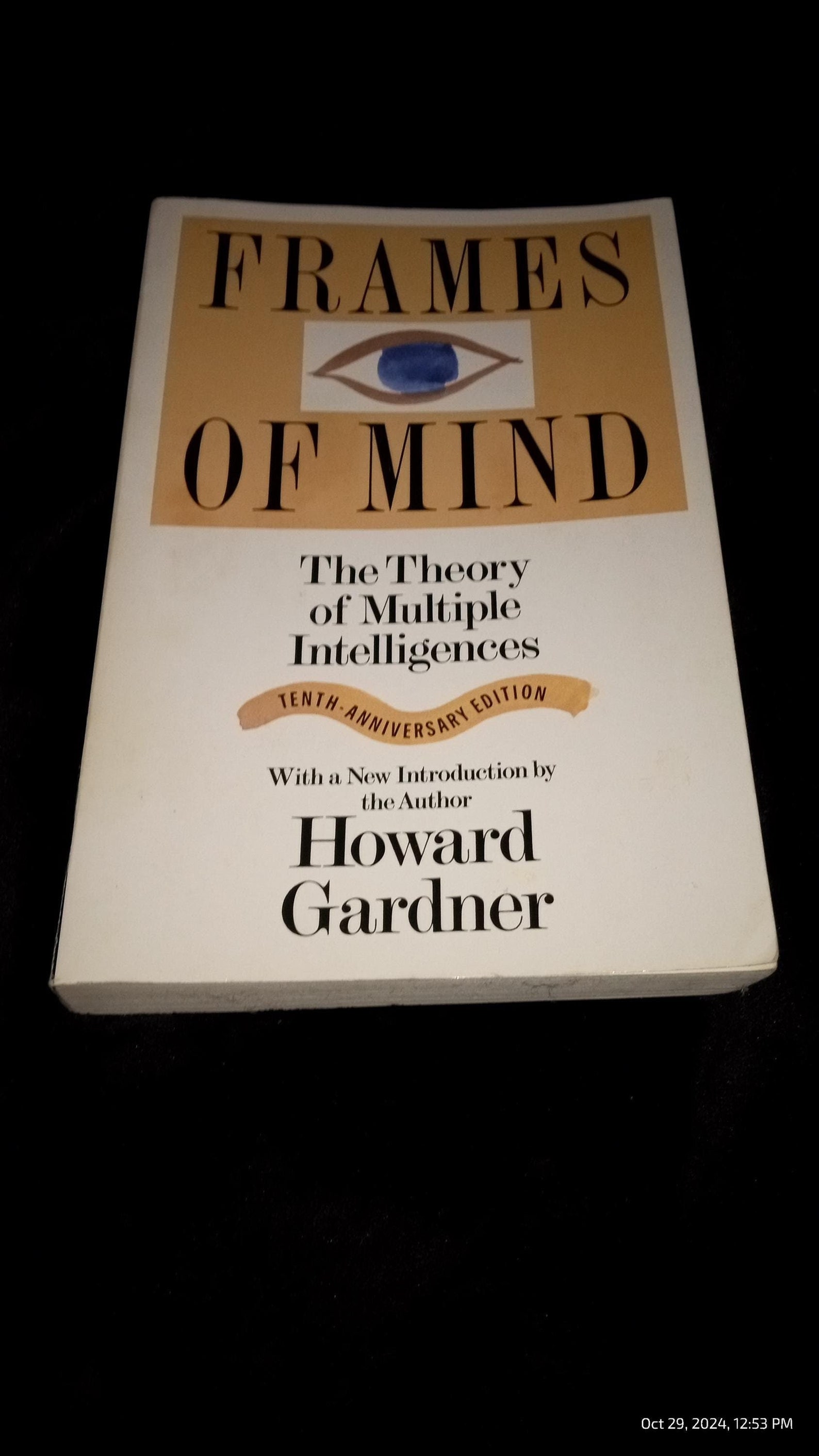 Frames of Mind Book the Theory of Multiple Intelligences - Etsy