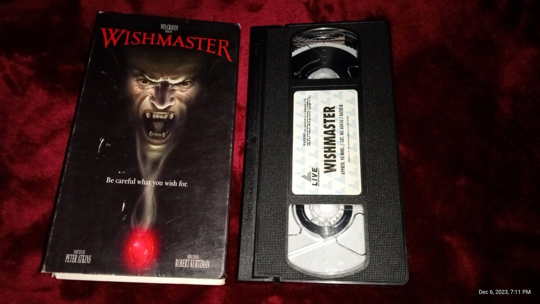 Wishmaster VHS Horror Vhs - Etsy