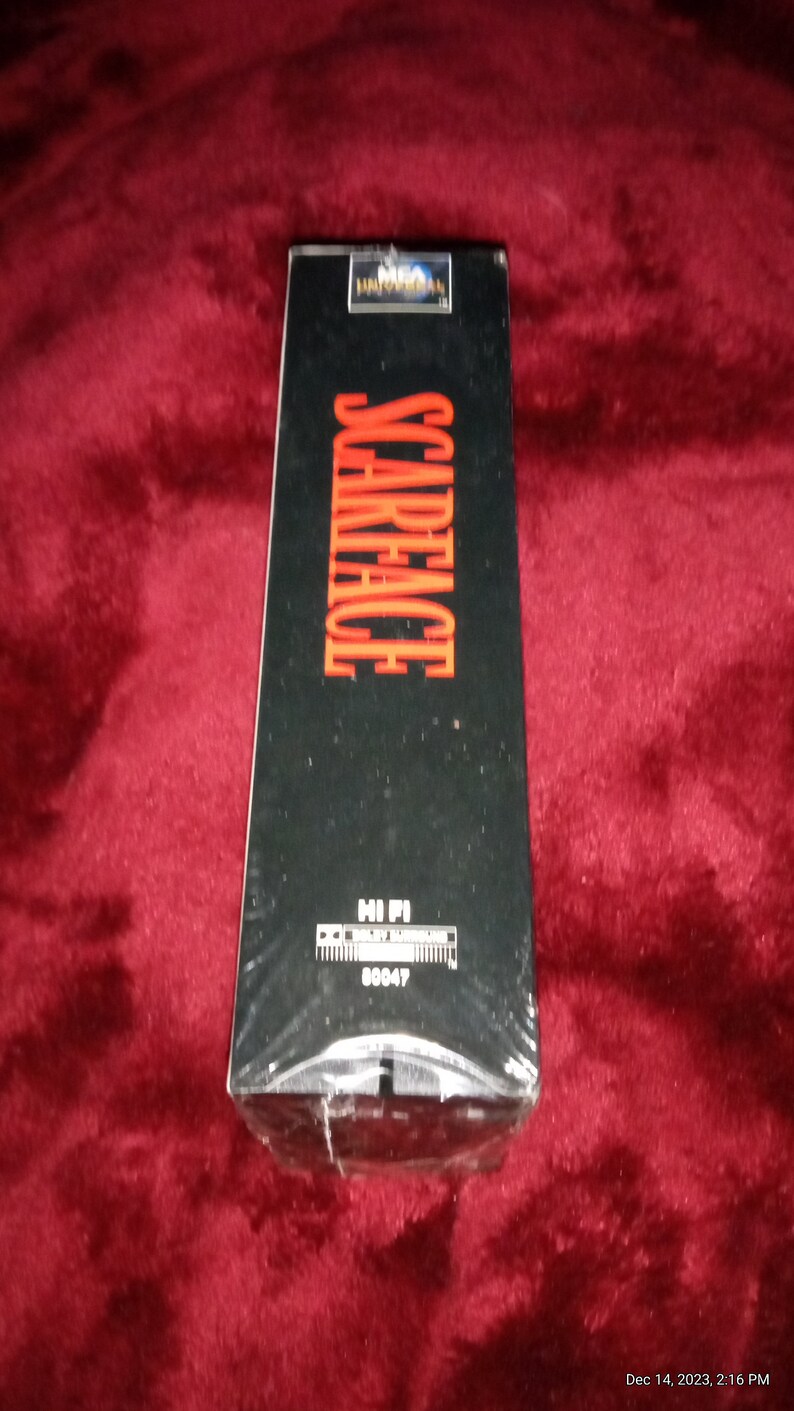 Scarface VHS Sealed VHS Rare - Etsy