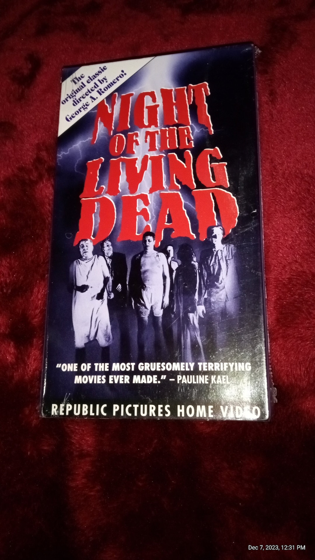 Night of the Living Dead VHS Sealed Horror Vhs - Etsy